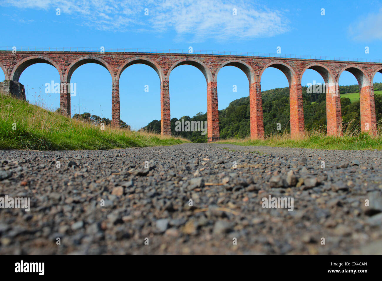 Leaderfoot Bridge Scottish Borders Stock Photo - Alamy