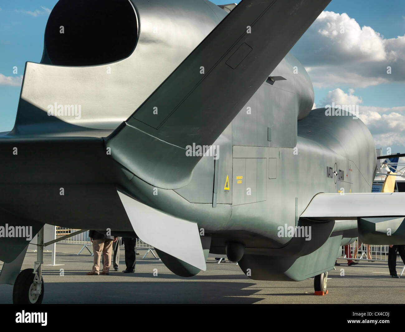 Euro Hawk drone from Northrop Grumman on display on Air Show Berlin ...