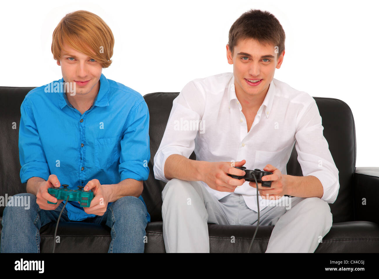Boys playstation hi-res stock photography and images - Alamy