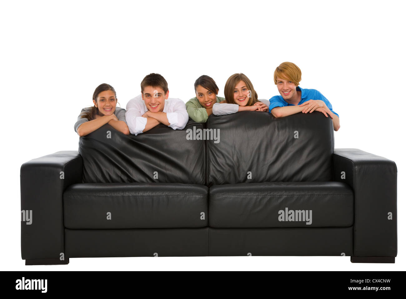 Friends sofa Cut Out Stock Images & Pictures - Alamy