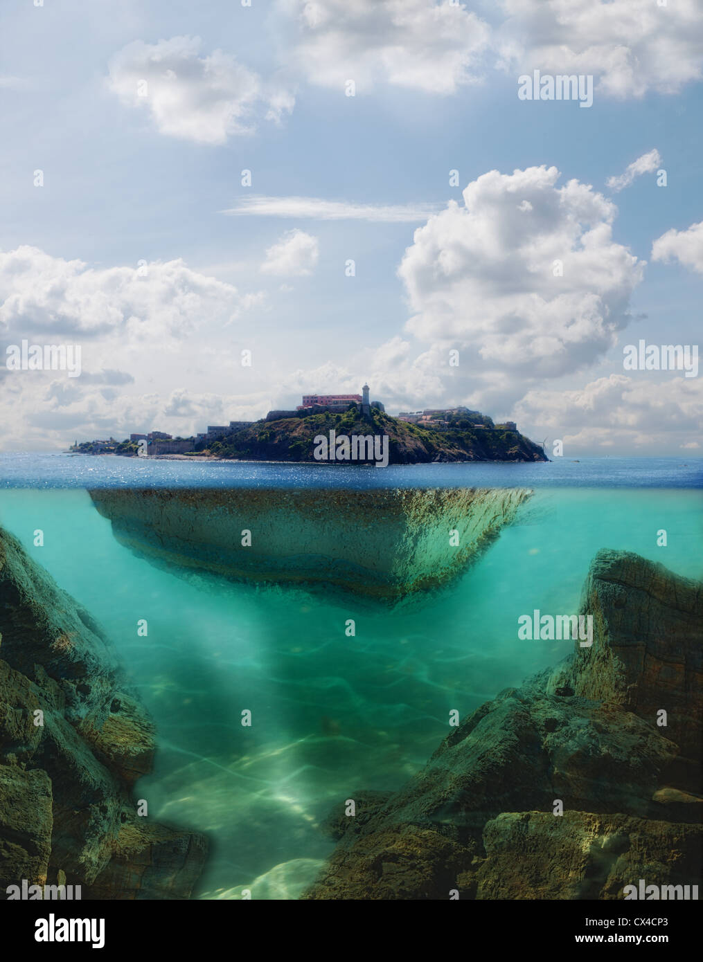 Floating lighthouse hi-res stock photography and images - Alamy