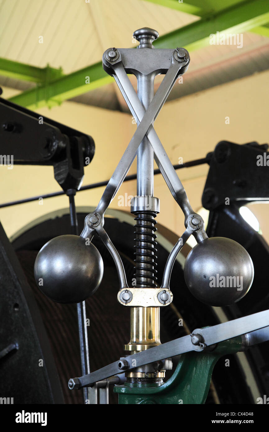 Watt flyball steam engine governor as fitted to winding engine at ...