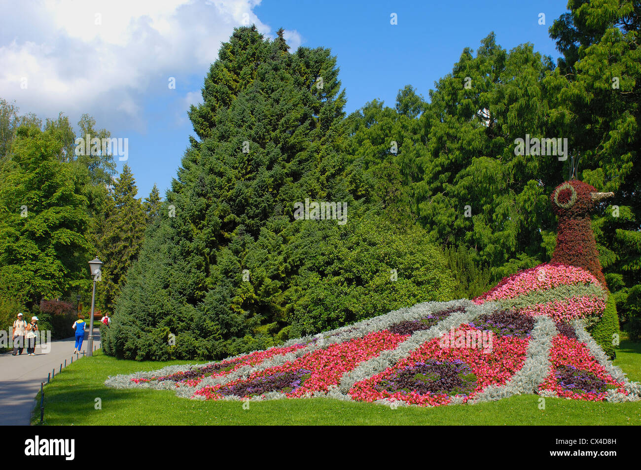 Mainau, Flower Island, Flowers sculpture, Baden-Wuerttemberg, Germany ...