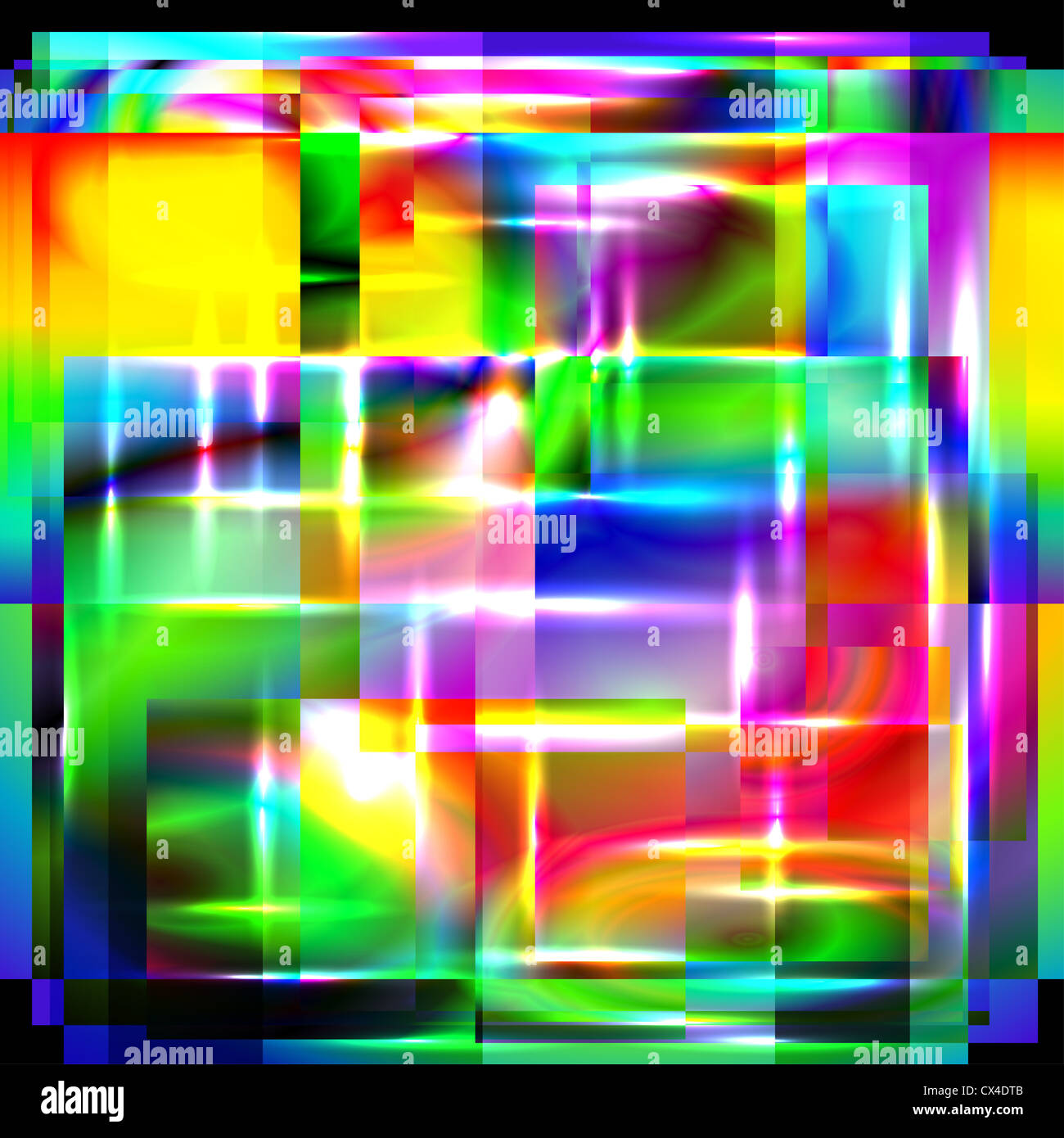 colorful squares with transparency effect Stock Photo - Alamy