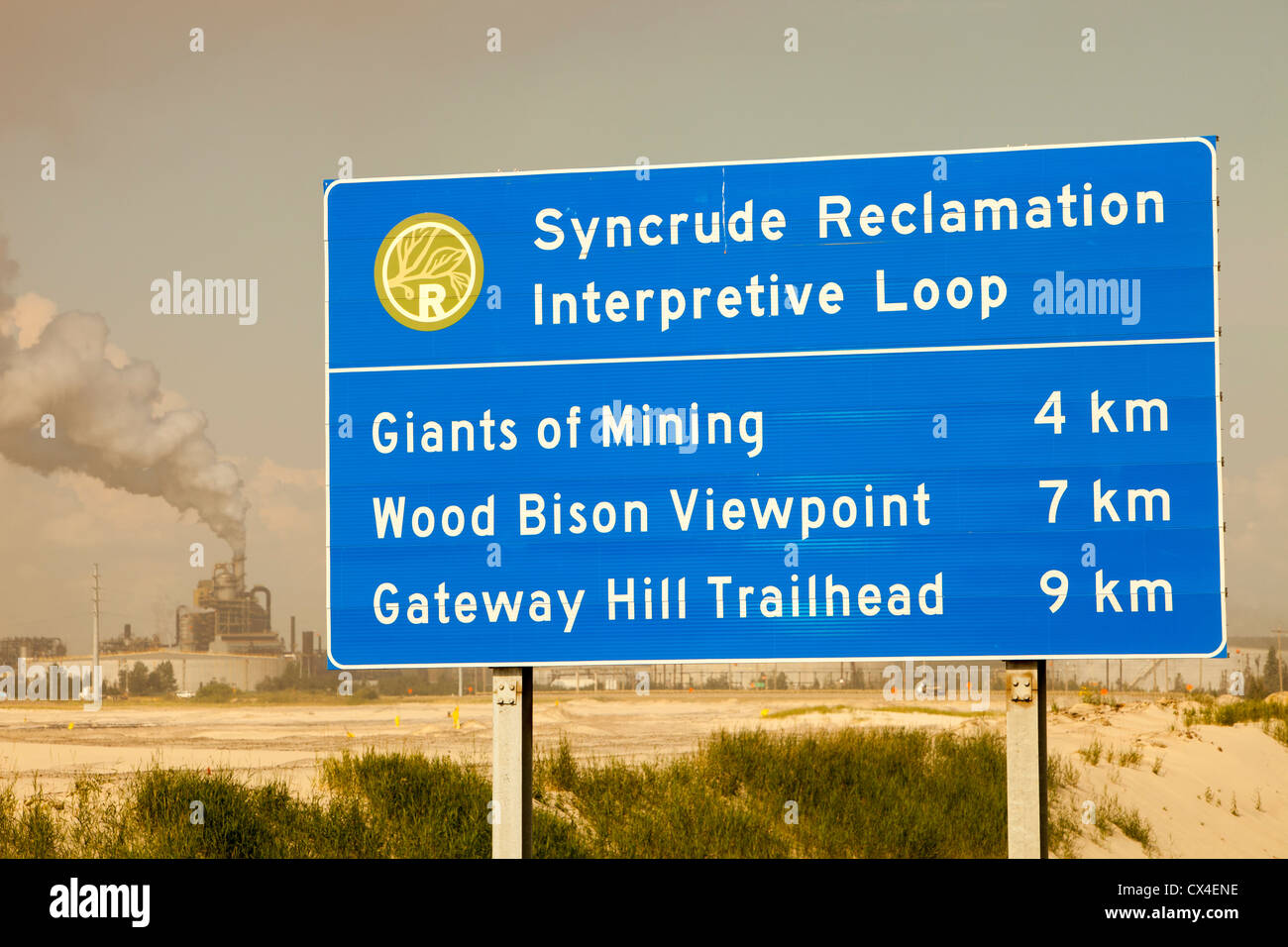 The Syncrude upgrader plant. The tar sands are the largest industrial ...