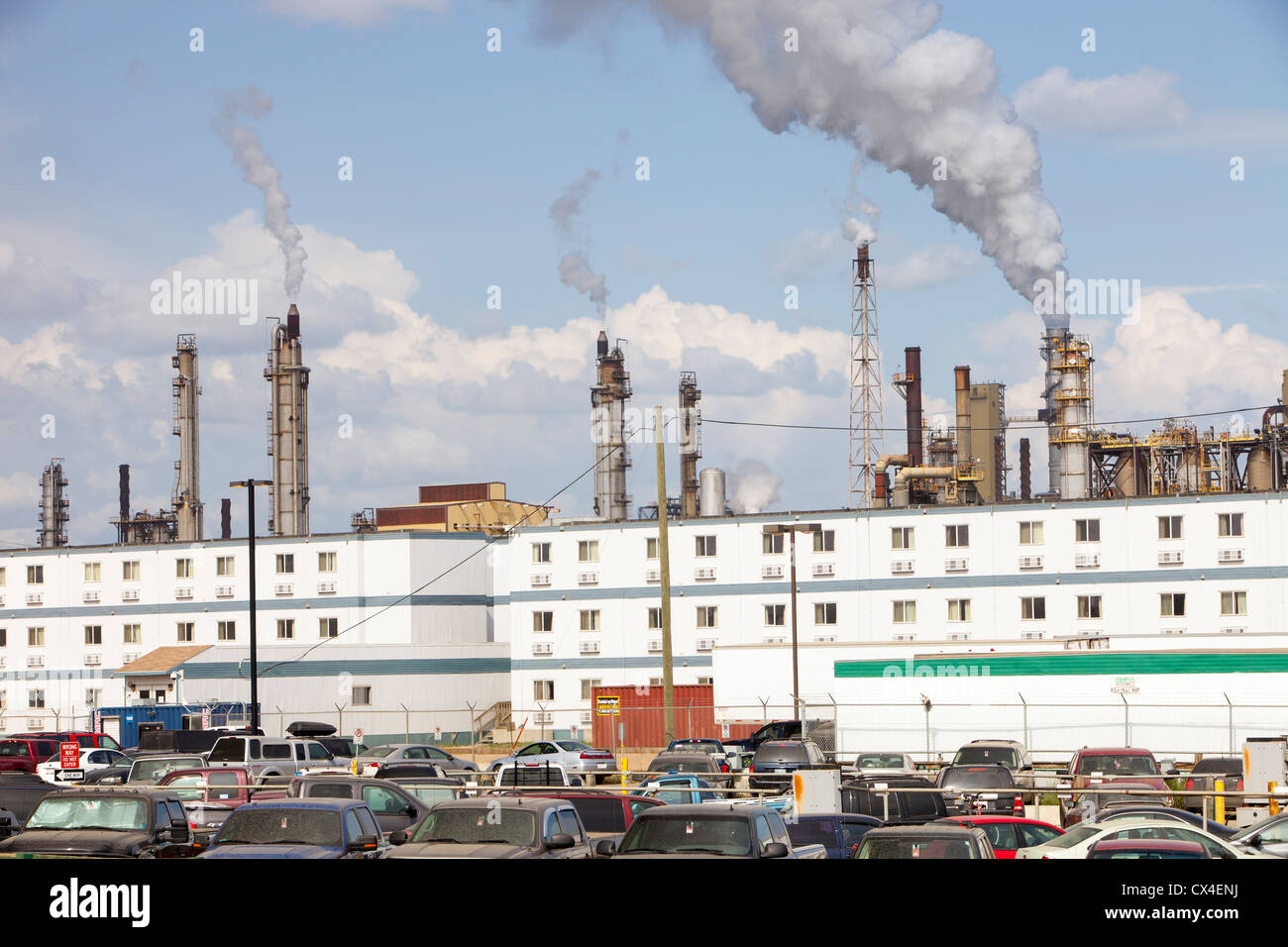 The Syncrude upgrader plant. The tar sands are the largest industrial ...