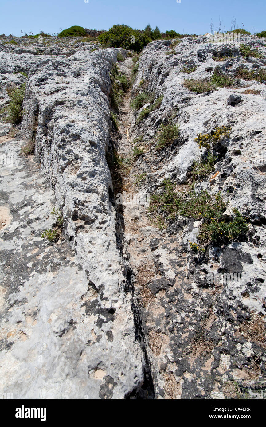 Cart tracks malta hi-res stock photography and images - Alamy