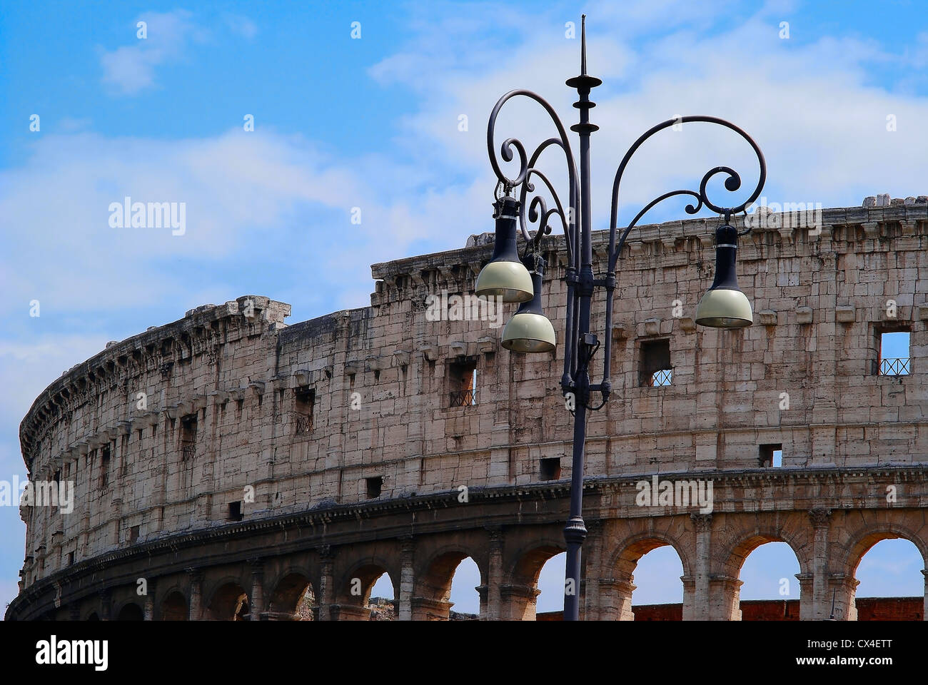The Coliseum ancient antique amphitheatre in Rome Italy Stock Photo - Alamy