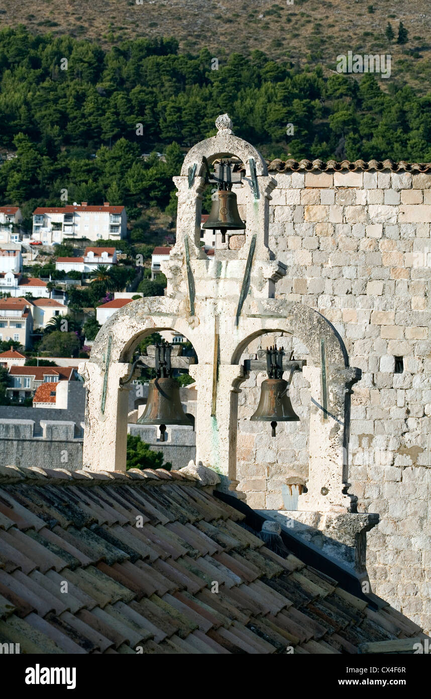 Small bell tower Cathedral Dubrovnik Dalmatia Croatia Stock Photo - Alamy