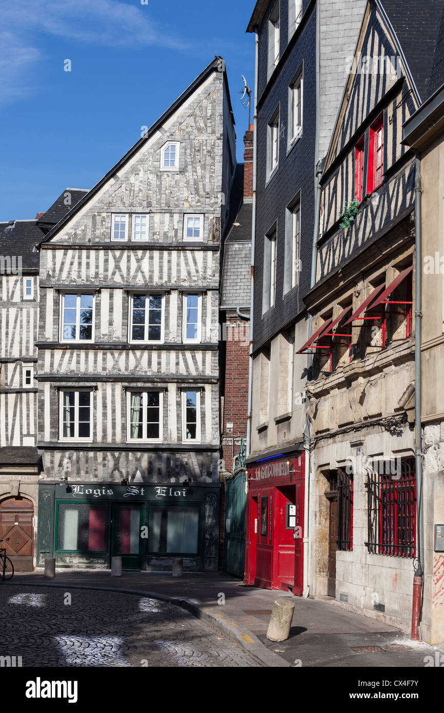 Timber Framed Buildings In Normandy High Resolution Stock Photography ...