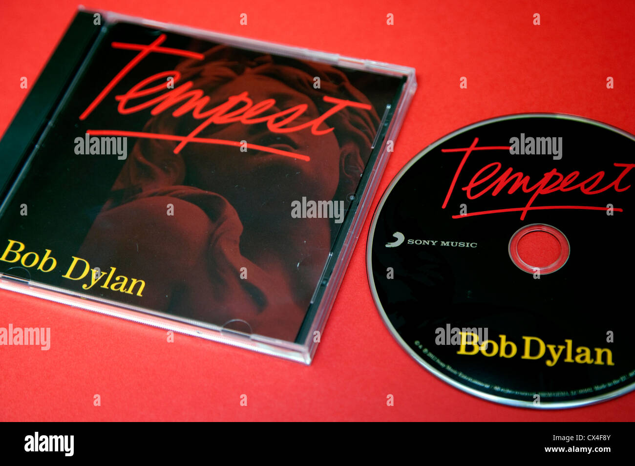 Bob Dylan's album Tempest released in 2012 Stock Photo - Alamy