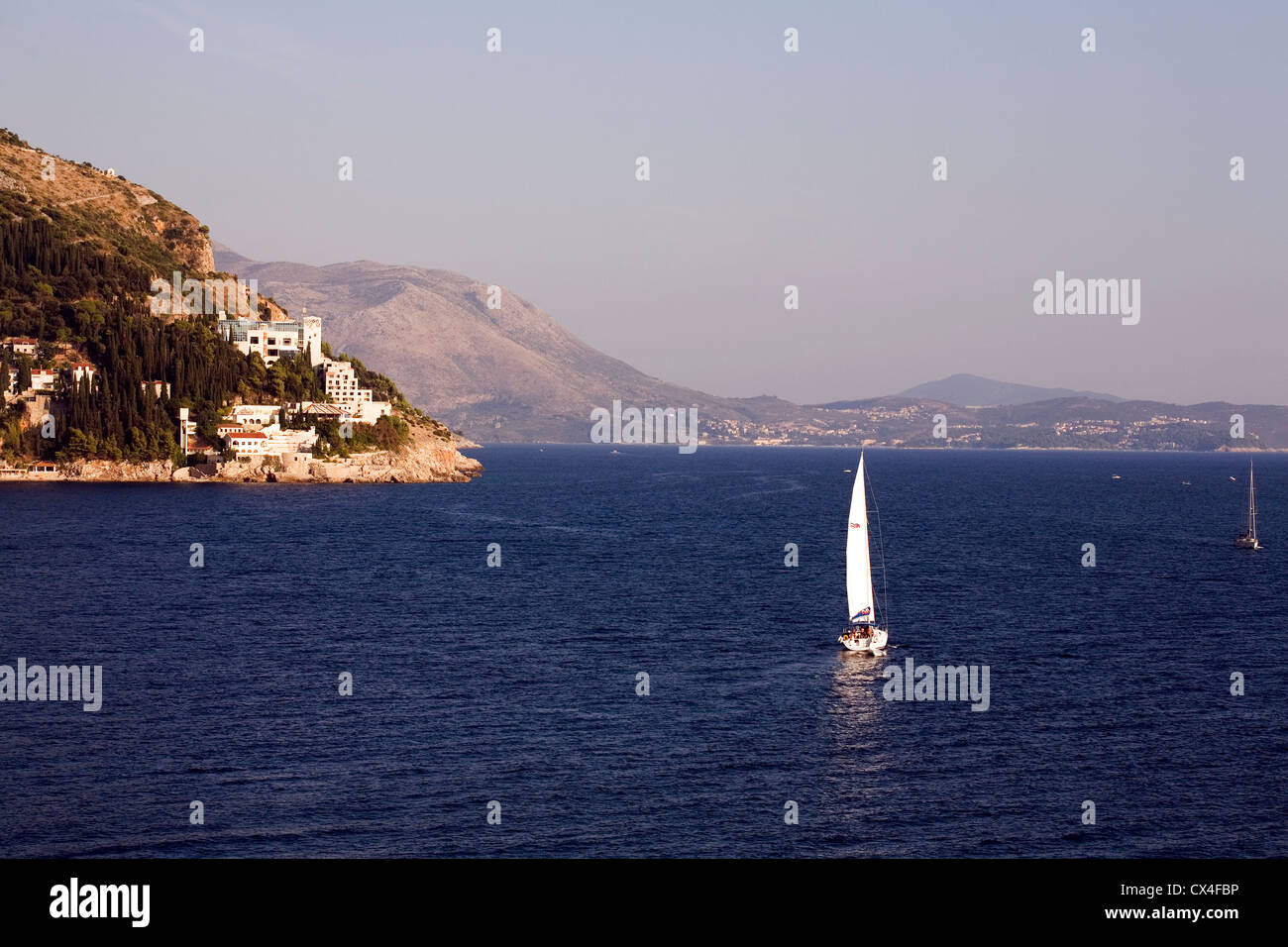 Dubrovnik lokrum boat hi-res stock photography and images - Alamy