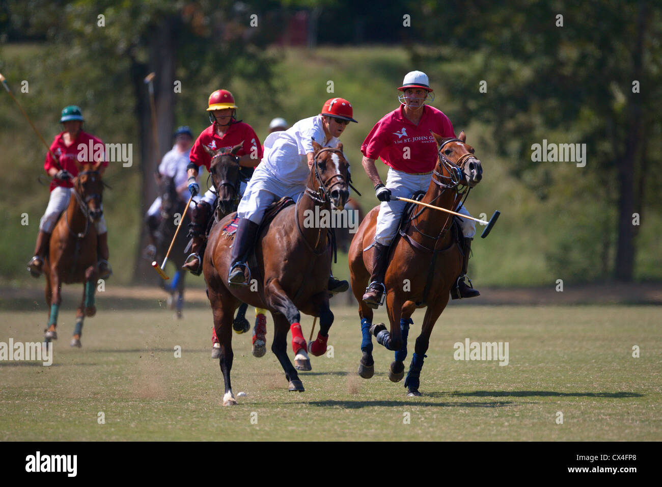 Polo Match at Atlanta Regional Polo Center - September 2012 Stock Photo ...