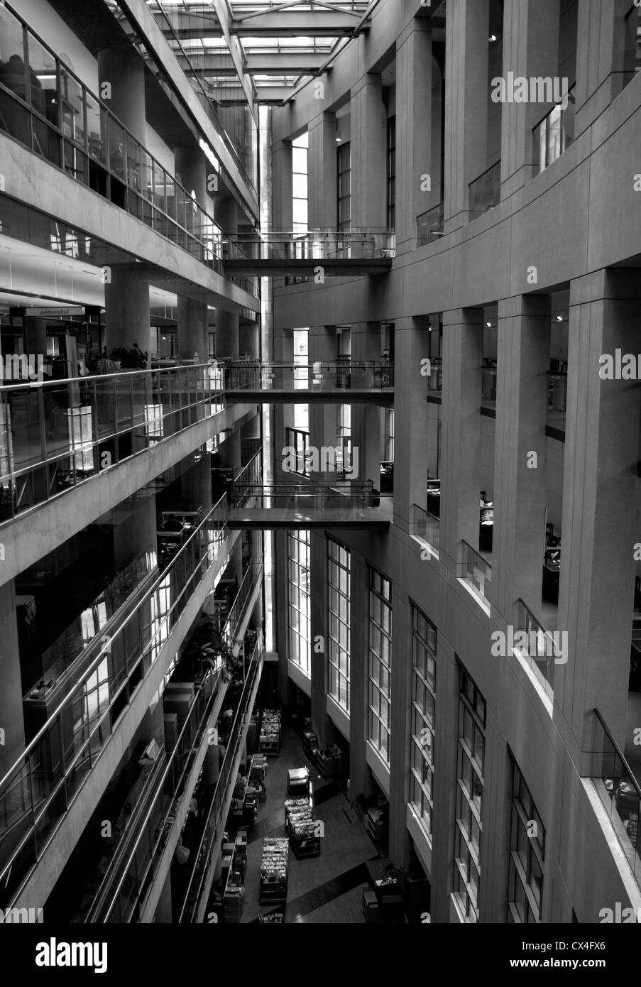 Interior of the Vancouver public library Stock Photo - Alamy