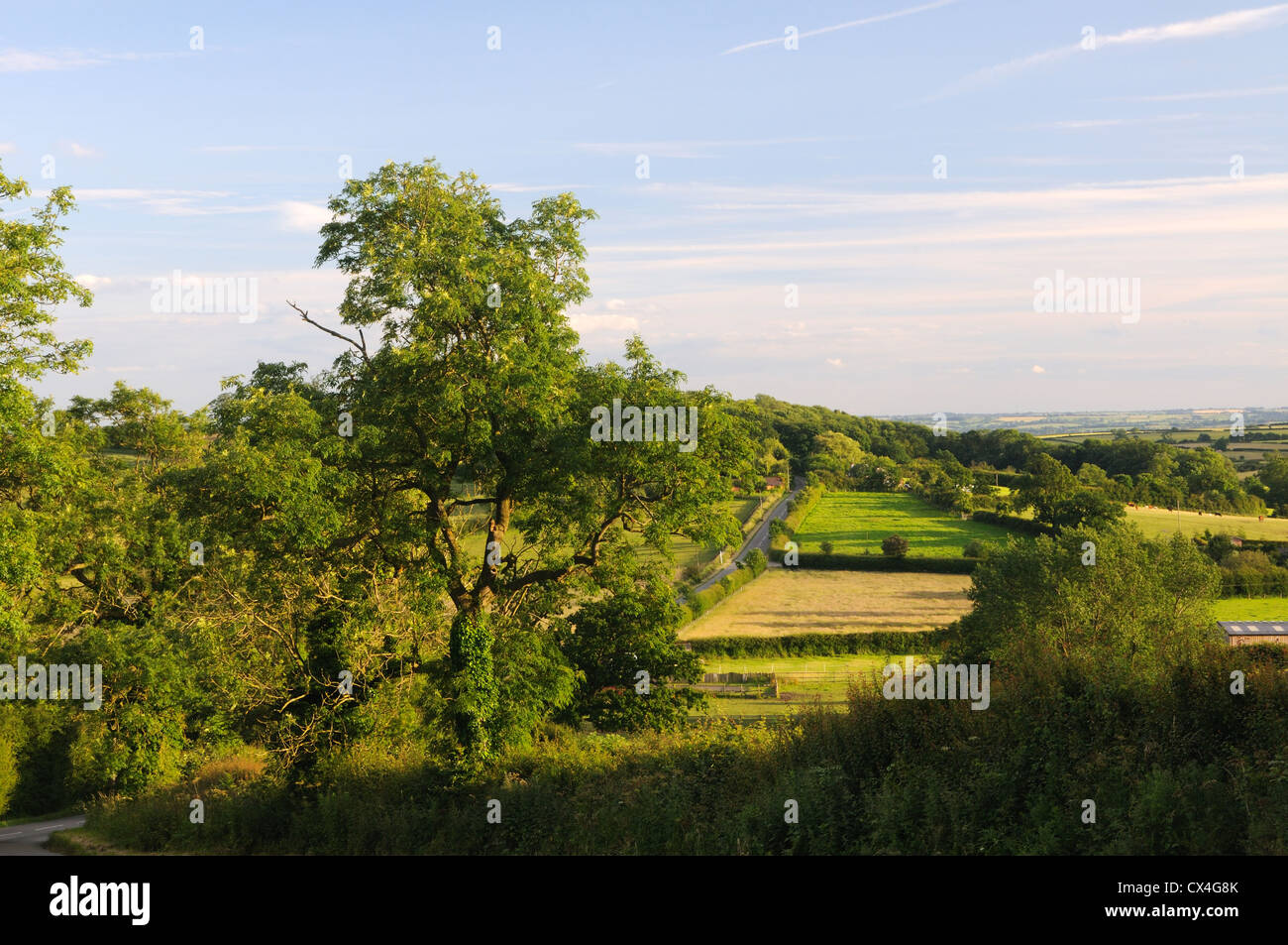 The Leicestershire landscape near East Norton, Leicestershire, England ...