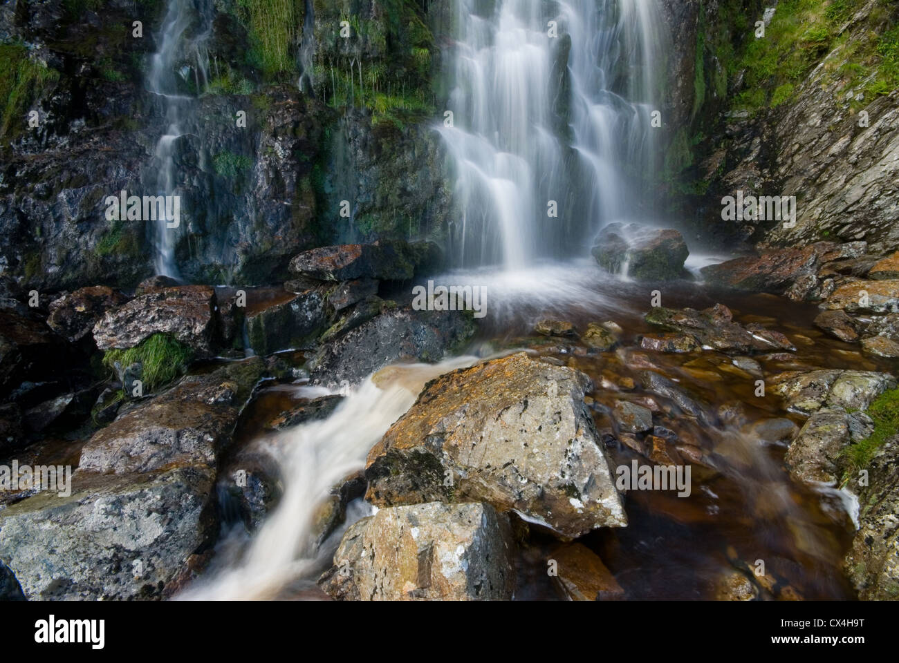 Moss force waterfall buttermere lake hi-res stock photography and ...