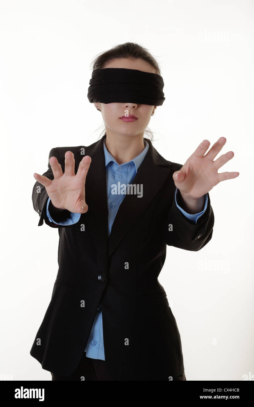 Blind fold hi-res stock photography and images - Alamy
