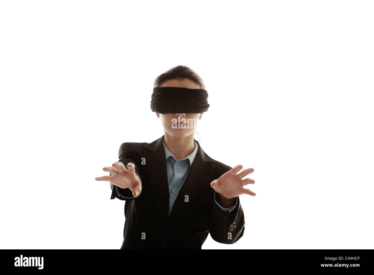 Blind fold hi-res stock photography and images - Alamy