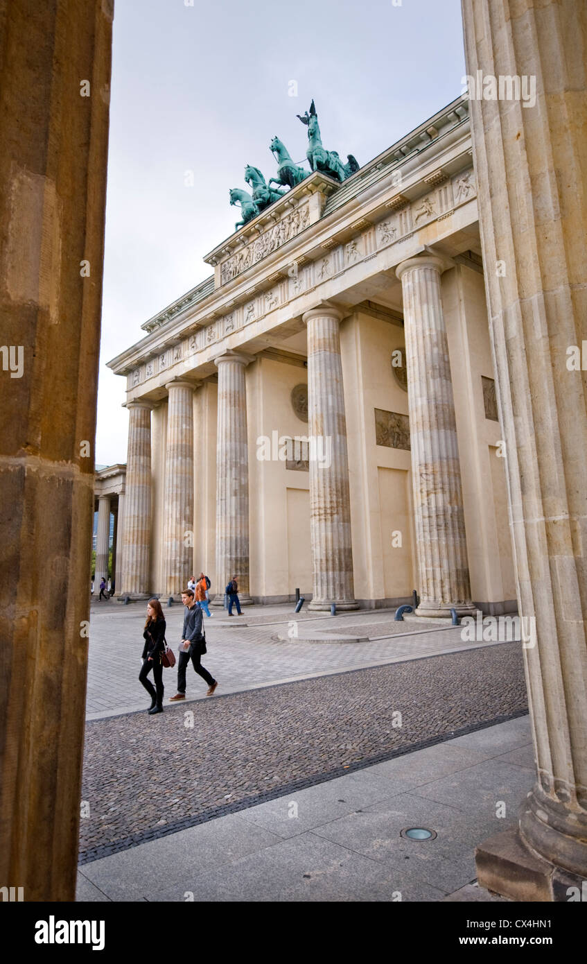 View of the Brandenburg Gate in Berlin, Germany Stock Photo - Alamy