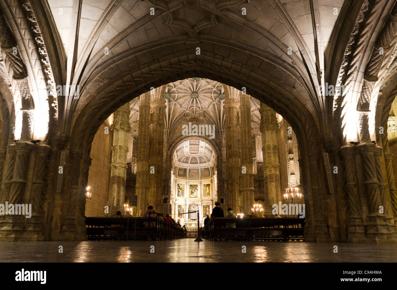 Hieronymite Jeronimos Monastery. Unesco World Heritage Site, Belem ...