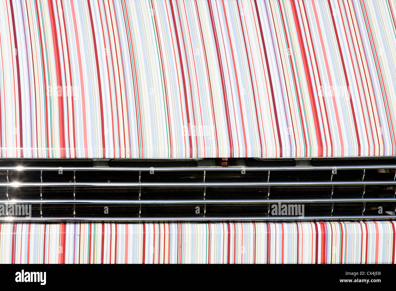 Front view of a split screen VW Camper Bus Stock Photo - Alamy