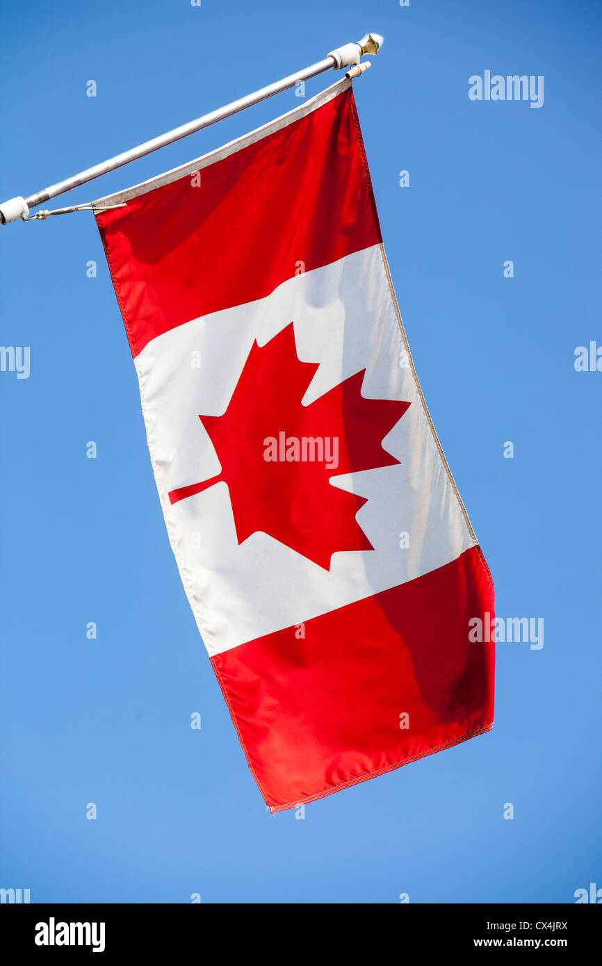 The Canadian flag Stock Photo - Alamy