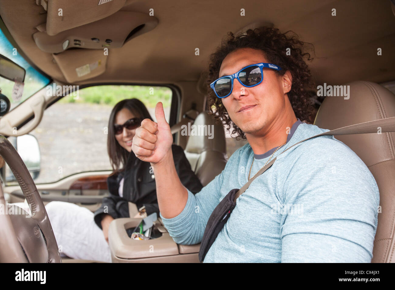 A First Nation Couple in Fort McKay town which lies downstream of the ...