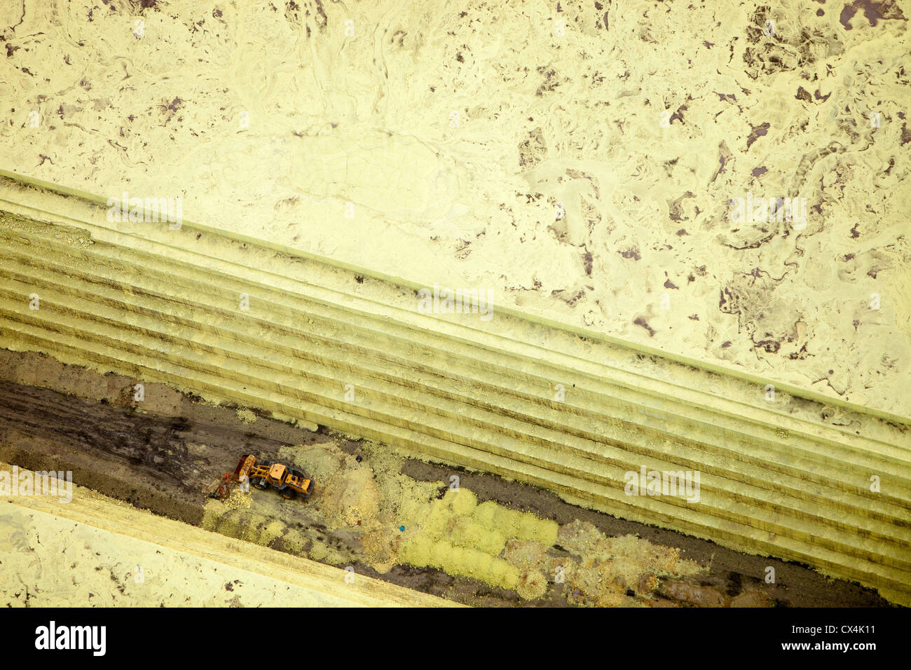 Sulpher which has to be extracted from the raw bitumen from tar sands ...