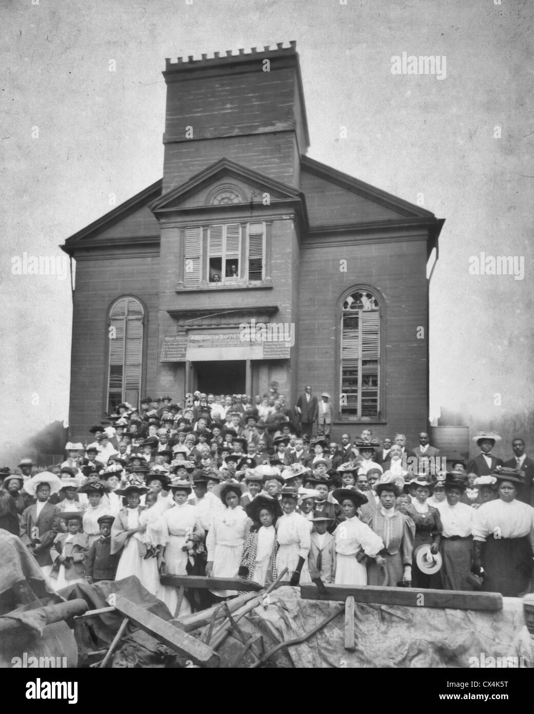 Black Church People Praising