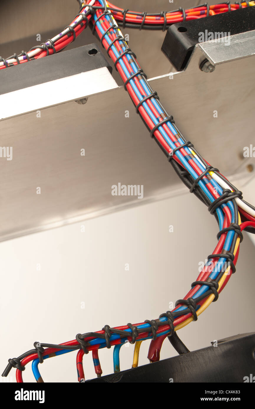 conduit and complicated coded twisted cables into an aluminum enclosure ...