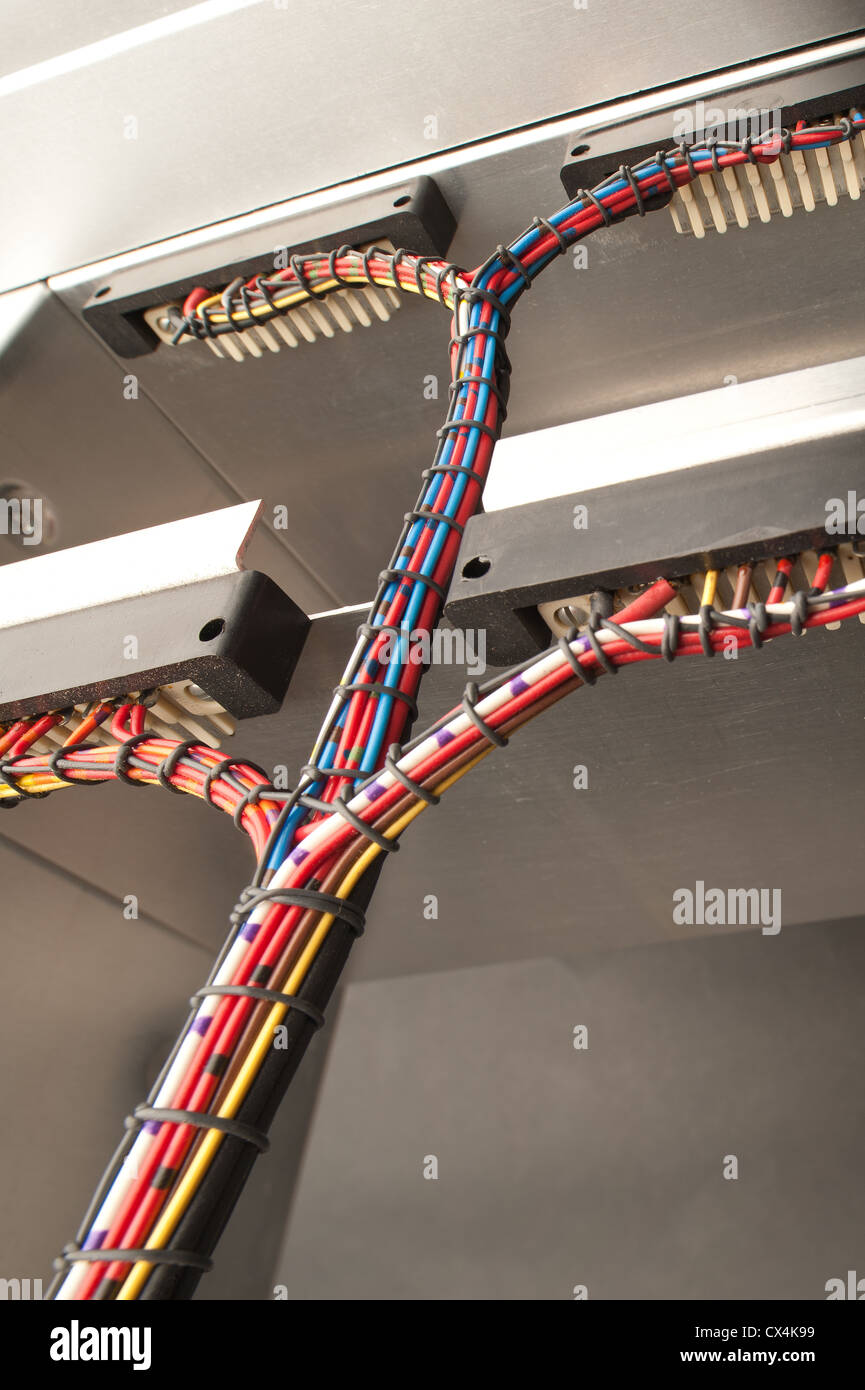 conduit and complicated coded twisted cables into an aluminum enclosure ...