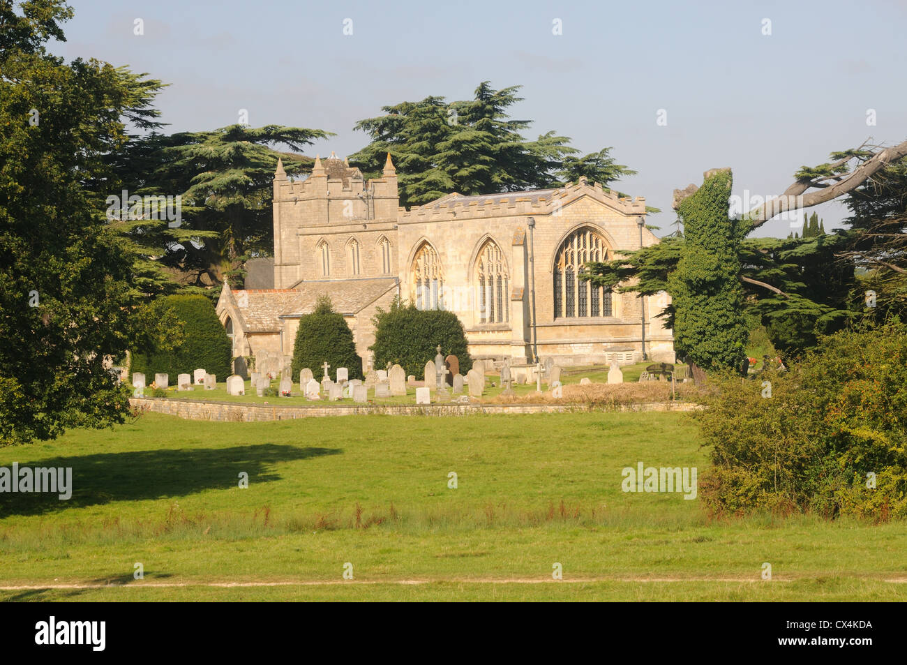 The Church of St. Mary the Virgin, in Marholm, Northamptonshire ...