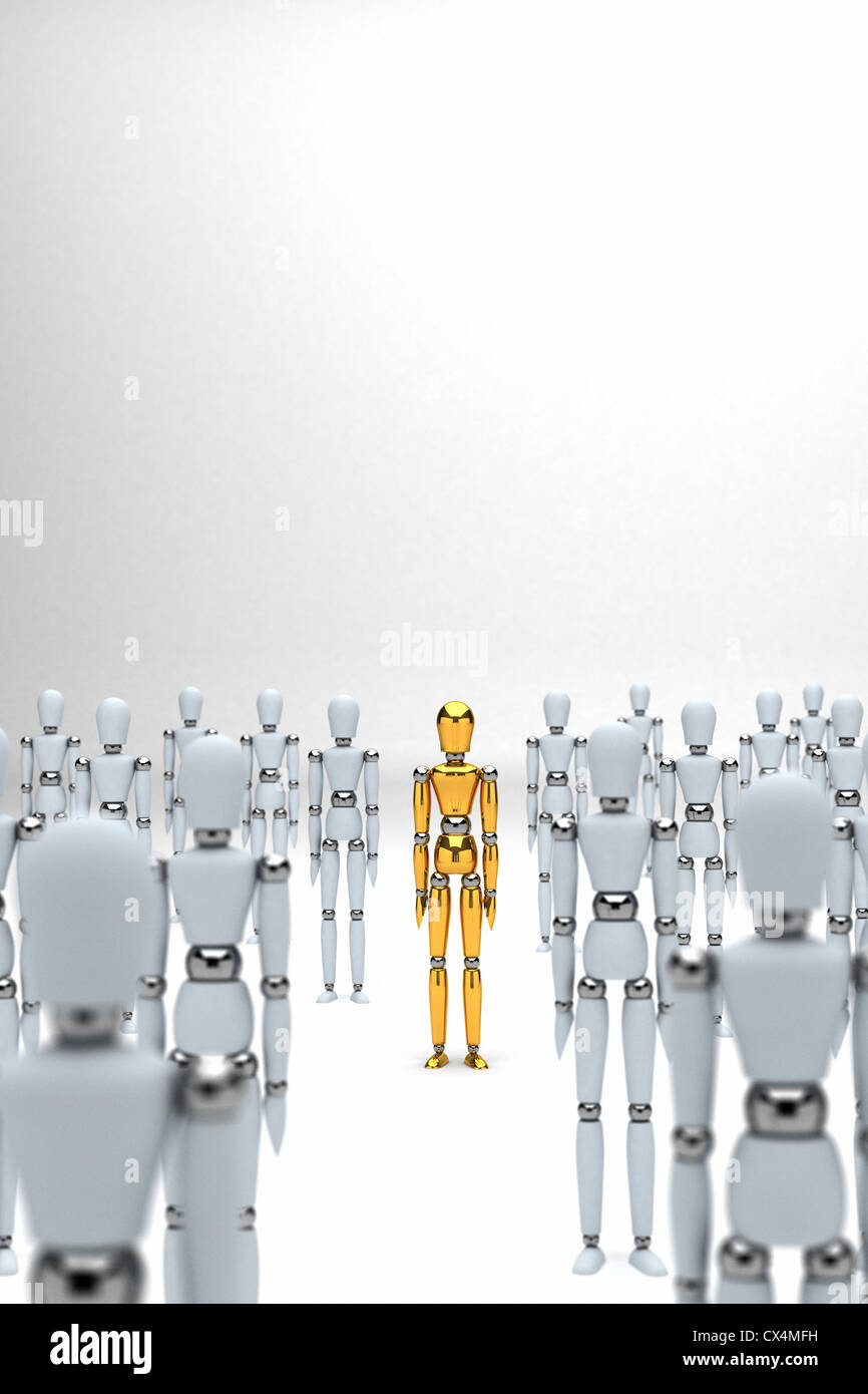 Group crowd mannequin hi-res stock photography and images - Alamy