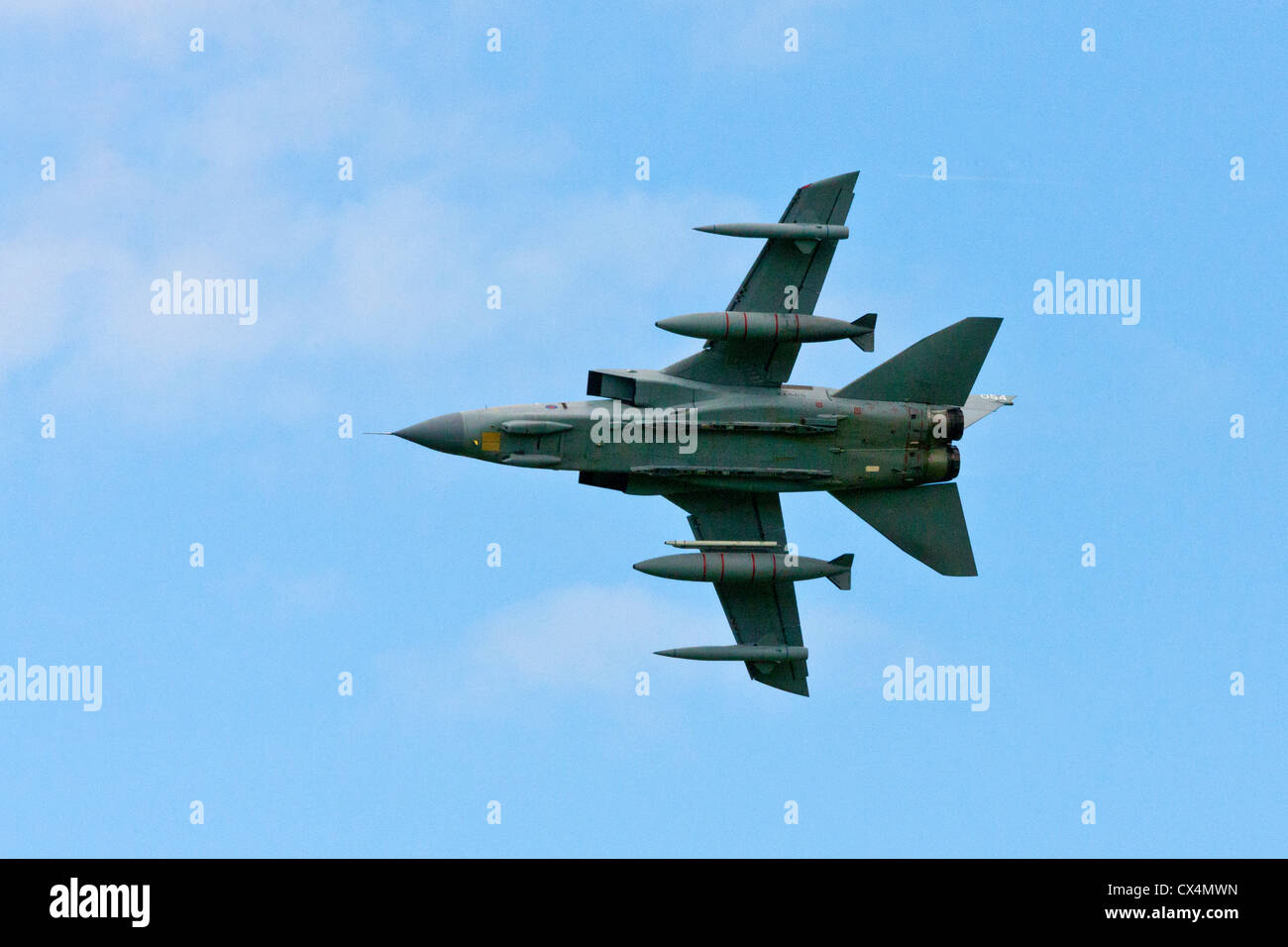 RAF Tornado aircraft in low pass over runway at Best of British Show ...