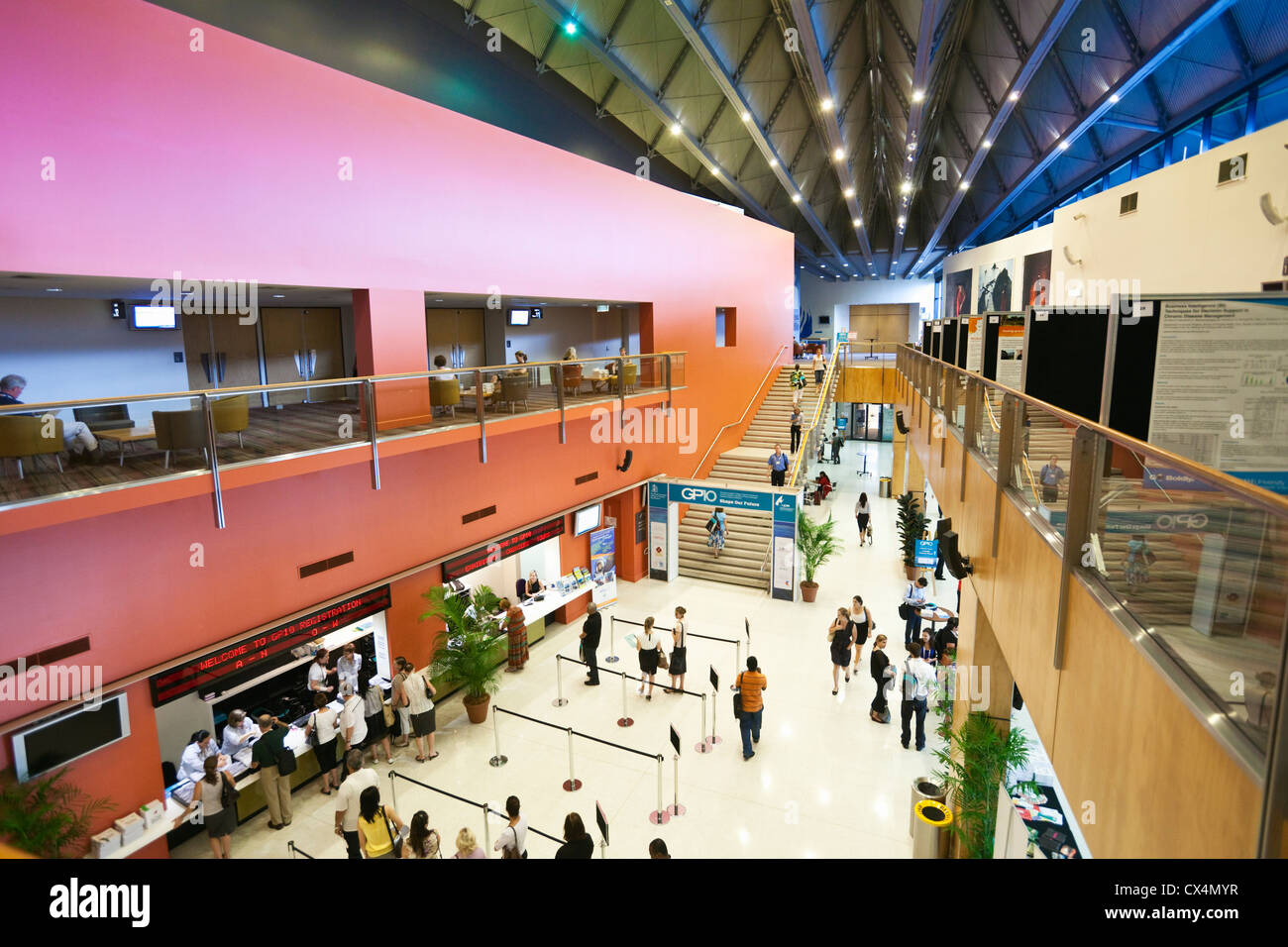 Interior of Cairns Convention Centre. Cairns, Queensland, Australia ...