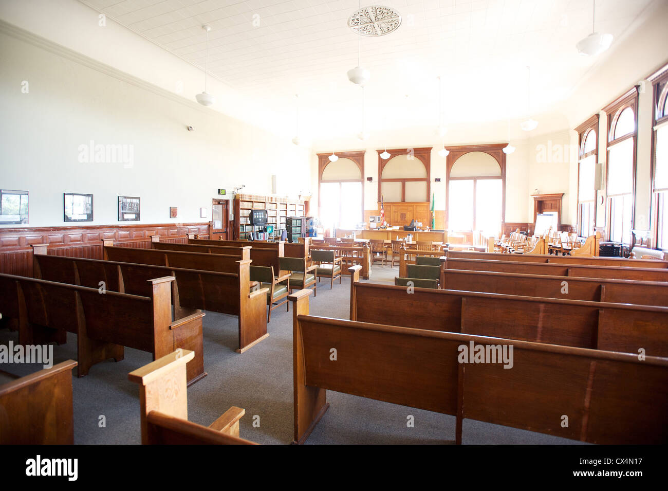 Court room usa hi-res stock photography and images - Alamy