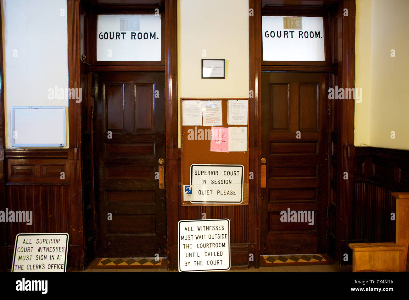 Court room usa hi-res stock photography and images - Alamy