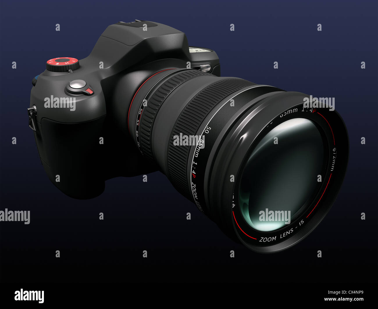 Professional camera with interchangeable lens. Exclusive Design ...