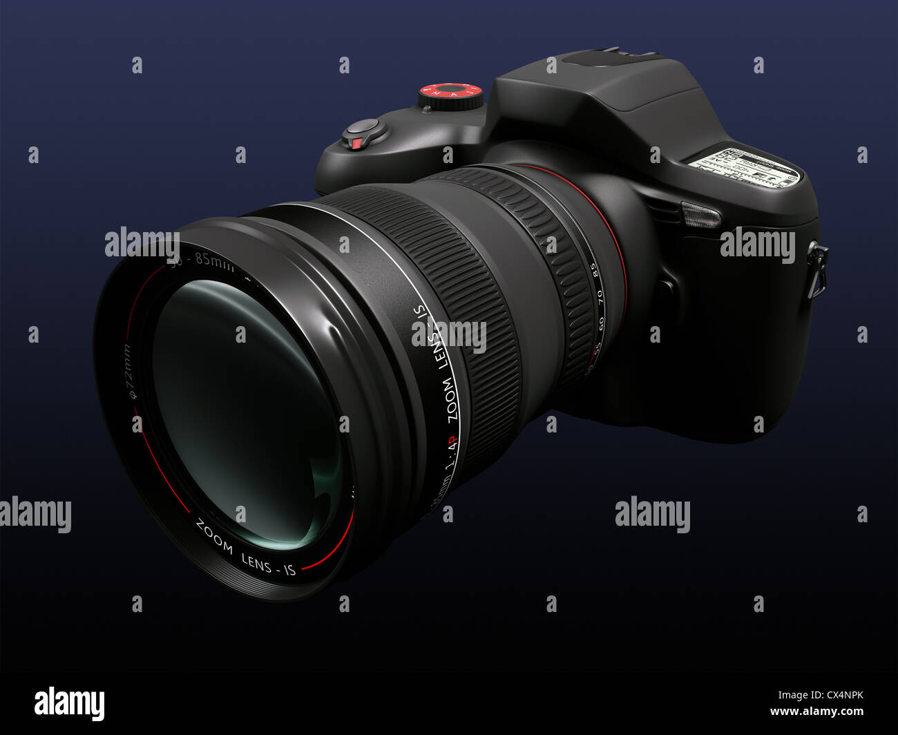 Professional camera with interchangeable lens. Exclusive Design ...