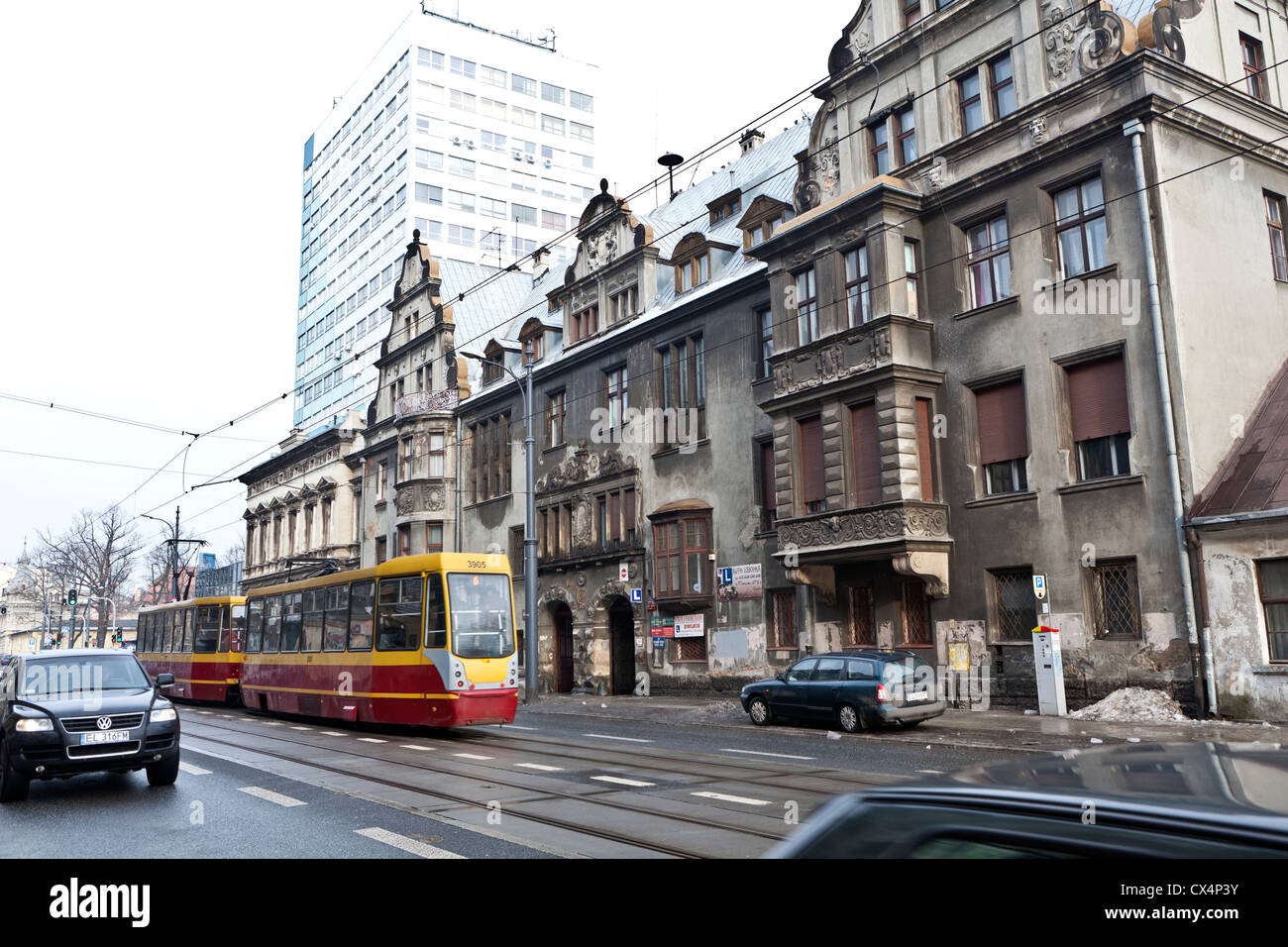 Architecture Lodz Poland Stock Photo - Alamy