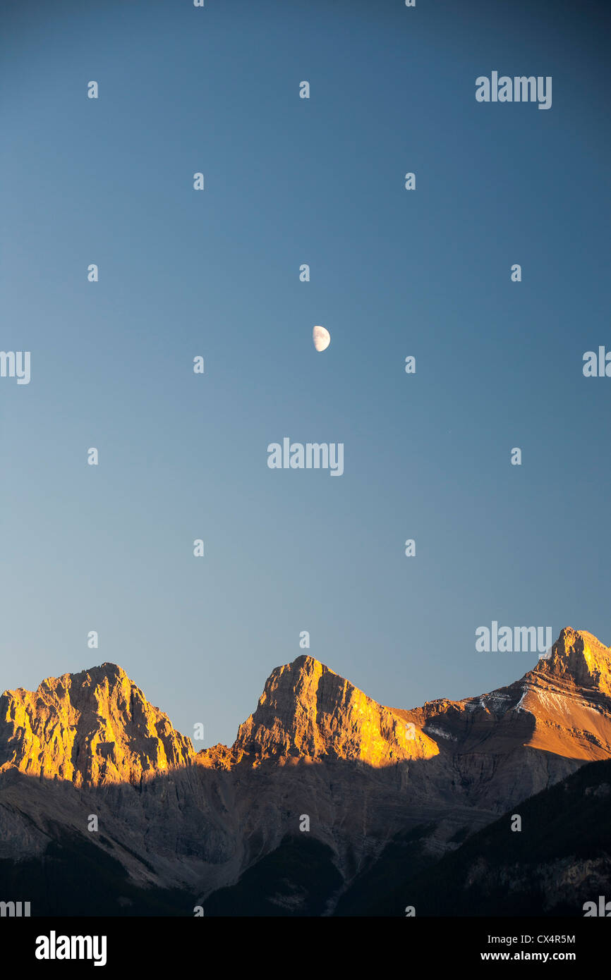 Moon Above Hill High Resolution Stock Photography and Images - Alamy