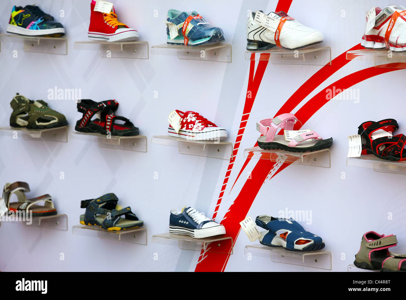 Large shoe rack hi-res stock photography and images - Alamy