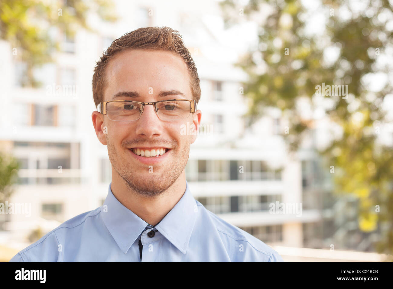 Good Looking Young Businessman Portrait outdoor, Businessperson Stock ...