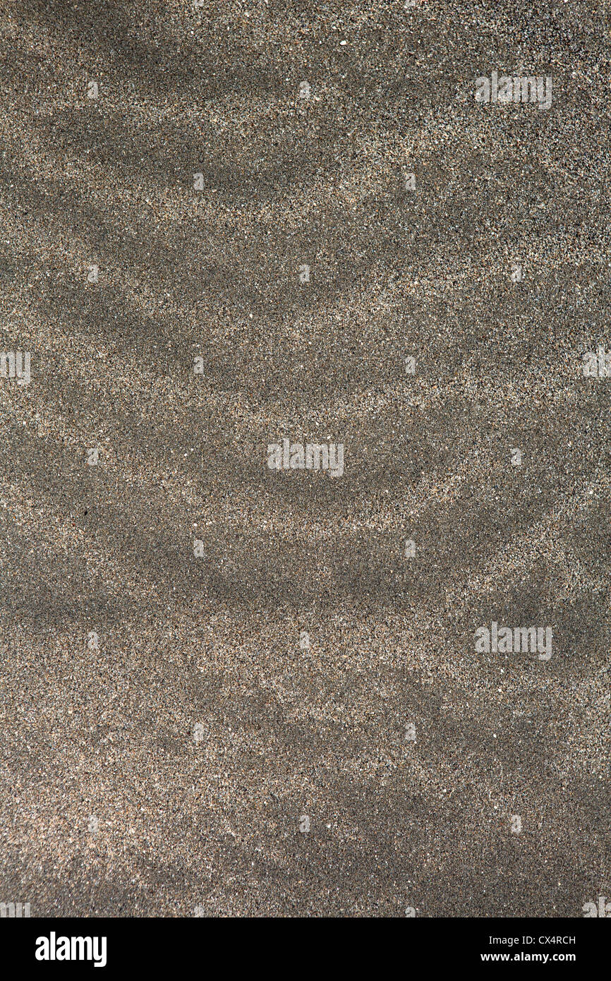 Canary Islands brown beach sand texture closeup macro Stock Photo - Alamy