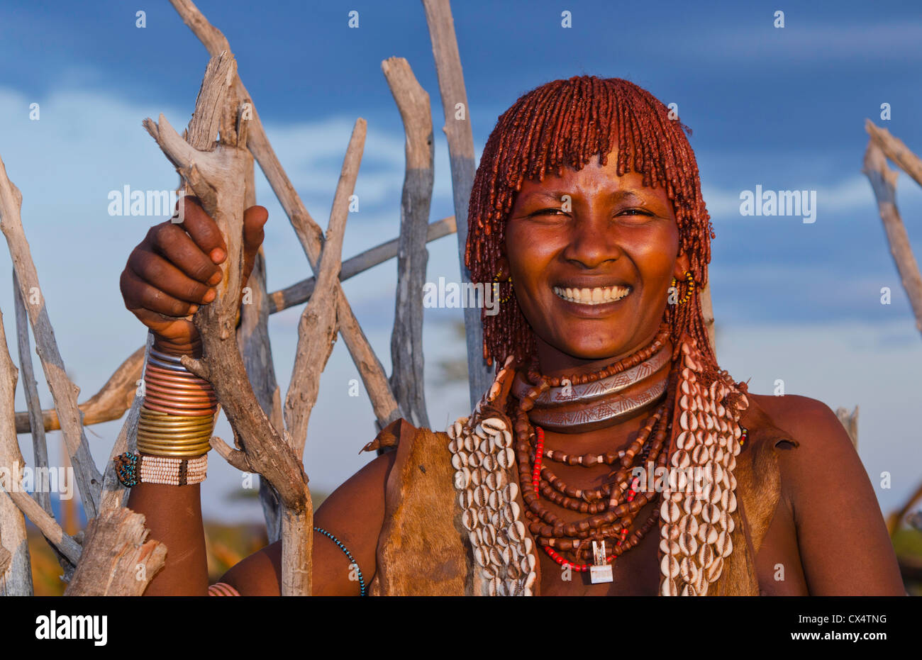 Turmi Ethiopia Africa Lower Omo Valley village with Bena tribe First ...