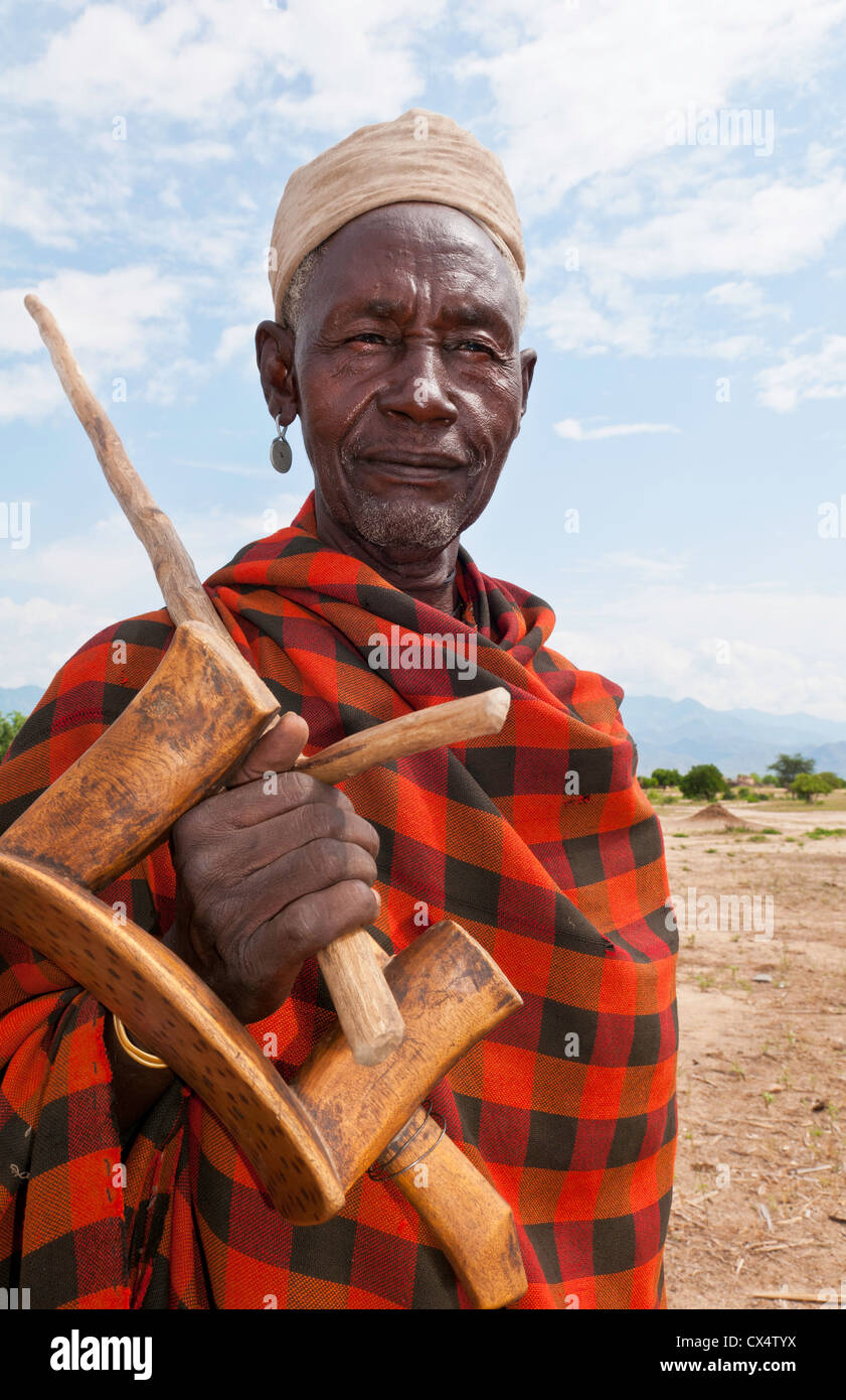 Arbore Tribe Ethiopia Africa Erbore tribal village Lower Omo Valley old ...