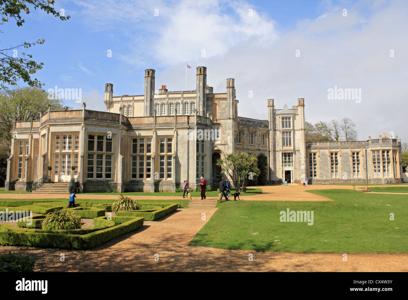 Highcliffe castle near Christchurch Dorset England UK Stock Photo - Alamy