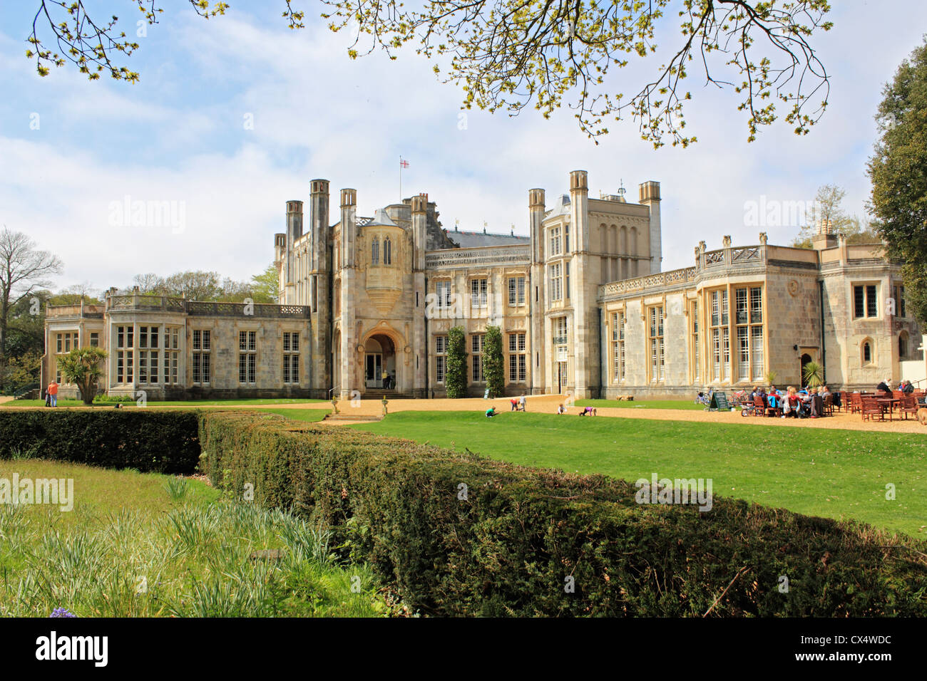 Highcliffe castle near Christchurch Dorset England UK Stock Photo - Alamy