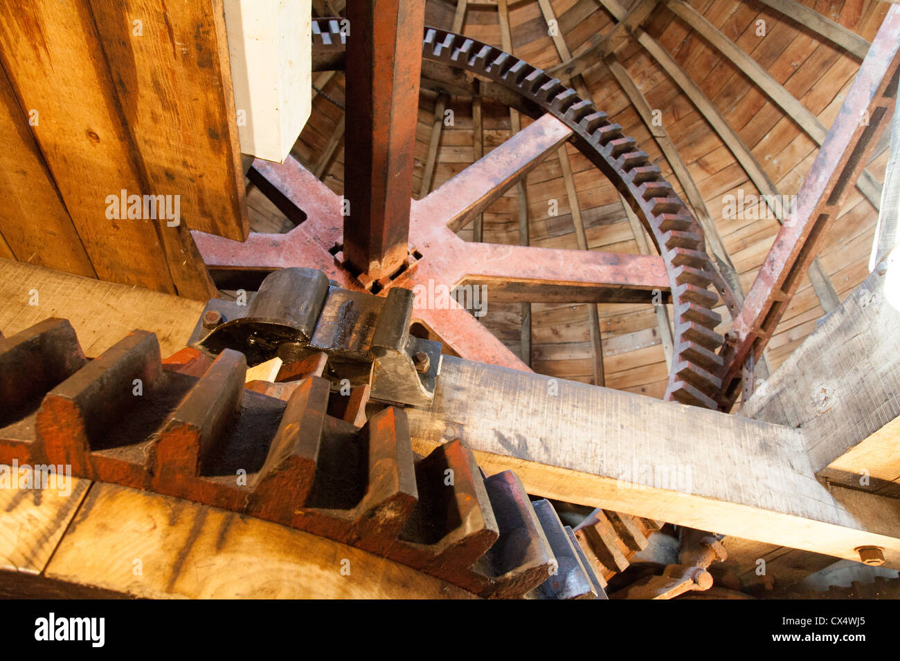 Gear wheel windmill hi-res stock photography and images - Alamy