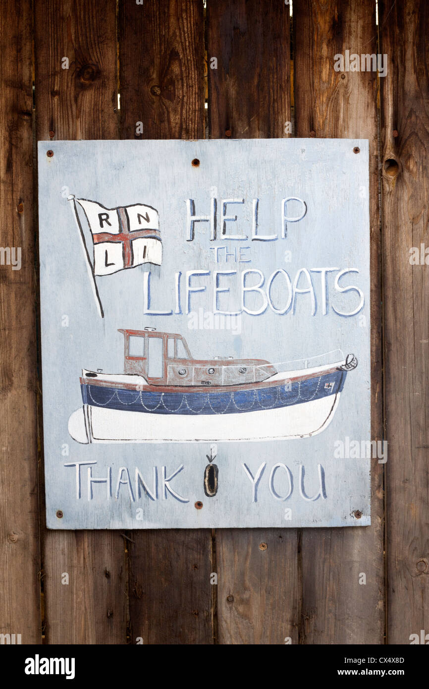 Lifeboat collection box hi-res stock photography and images - Alamy